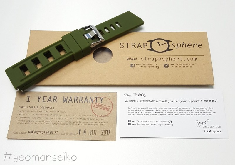 Silicon Straps by STRAPosphere.com | Yeoman's Watch Review